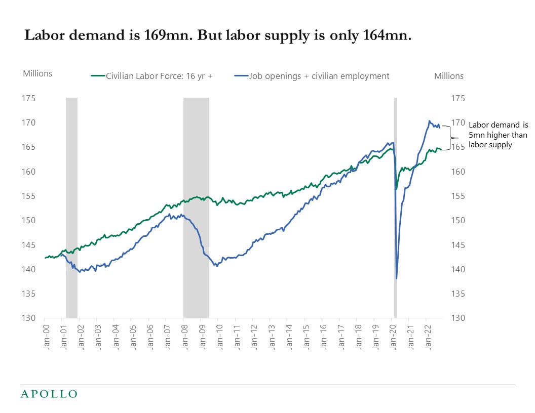 Labor Demand 5mn Higher Than Labor Supply - Apollo Academy